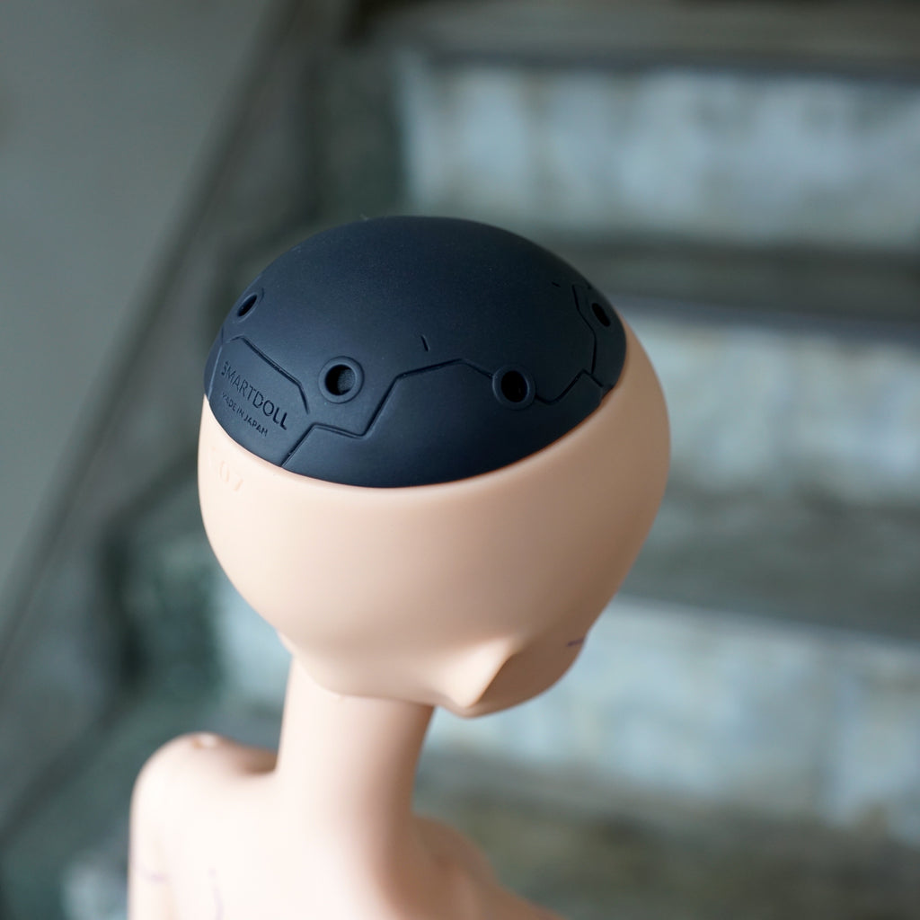Cyborg Head Cap (Black Navy) – Smart Doll Store