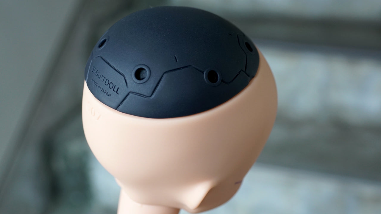 Cyborg Head Cap (Black Navy) – Smart Doll Store