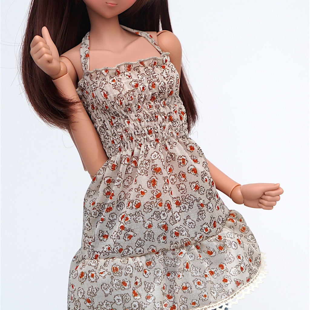 Shirred One Piece Dress – Smart Doll Store