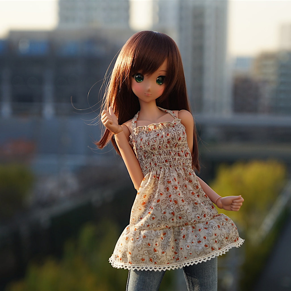 Shirred One Piece Dress – Smart Doll Store