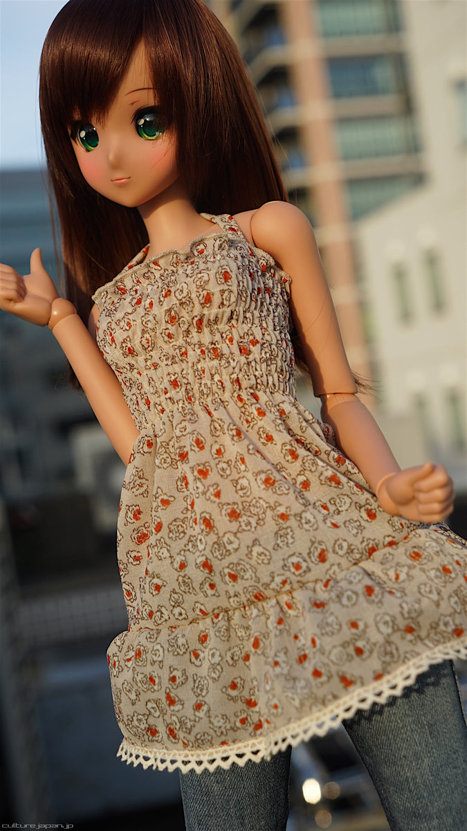 Shirred One Piece Dress – Smart Doll Store